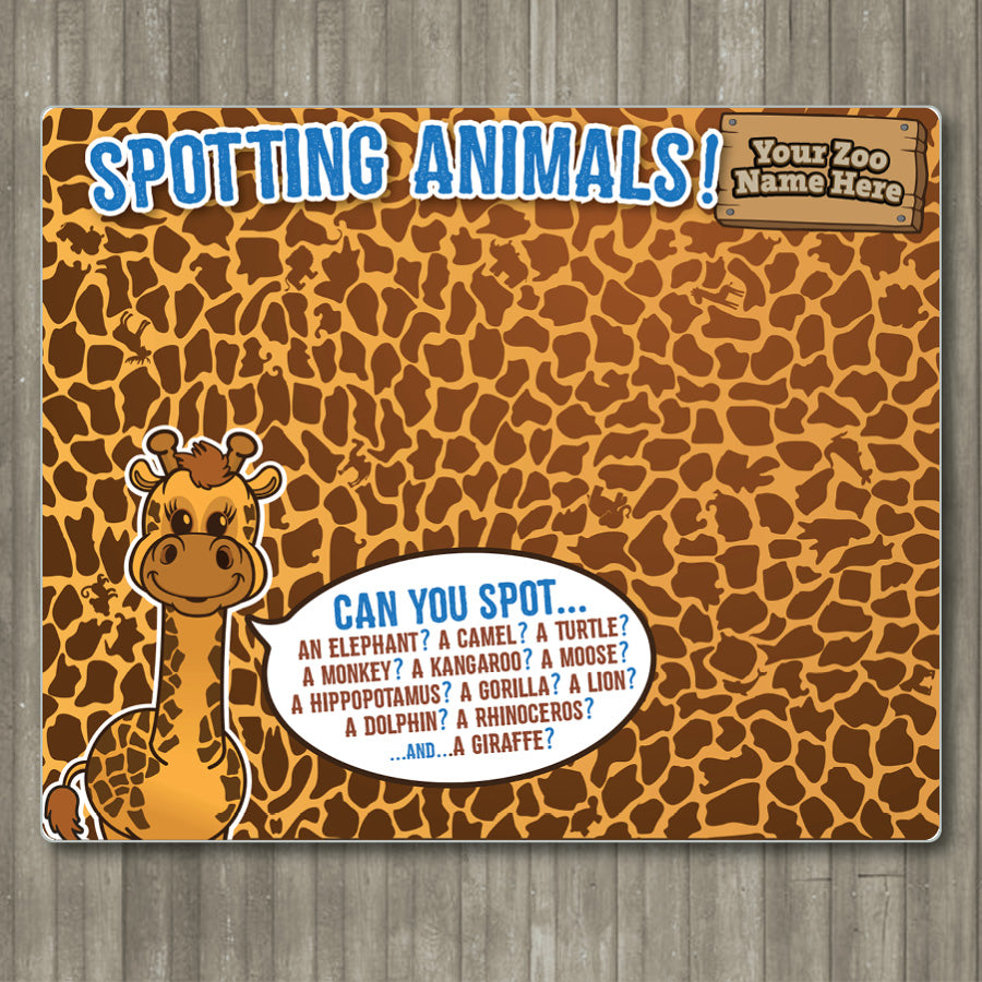 Spotting Animals - Giraffe – MacArt Studios