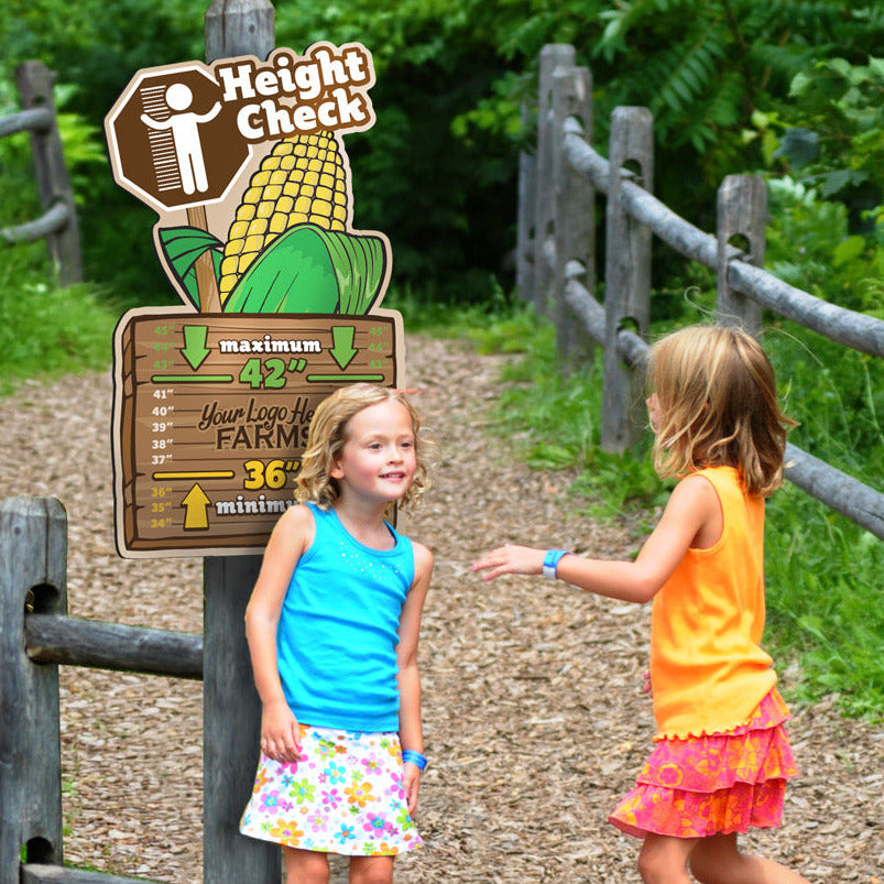 Height Check Signs | Sets of 3 – MacArt Studios