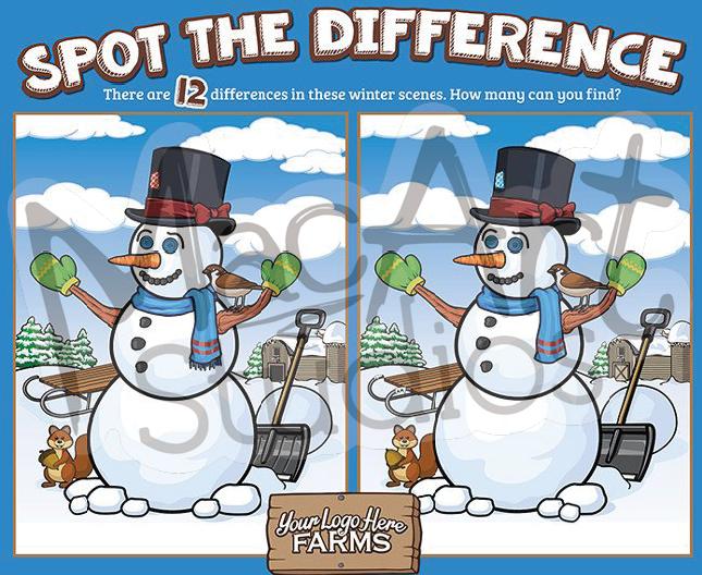 Snowman - Spot the Difference – MacArt Studios