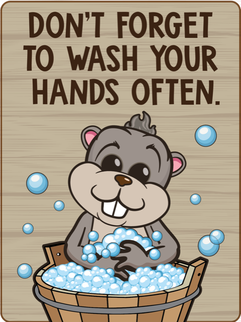 Hand washing Reminders- Set of 3 – MacArt Studios